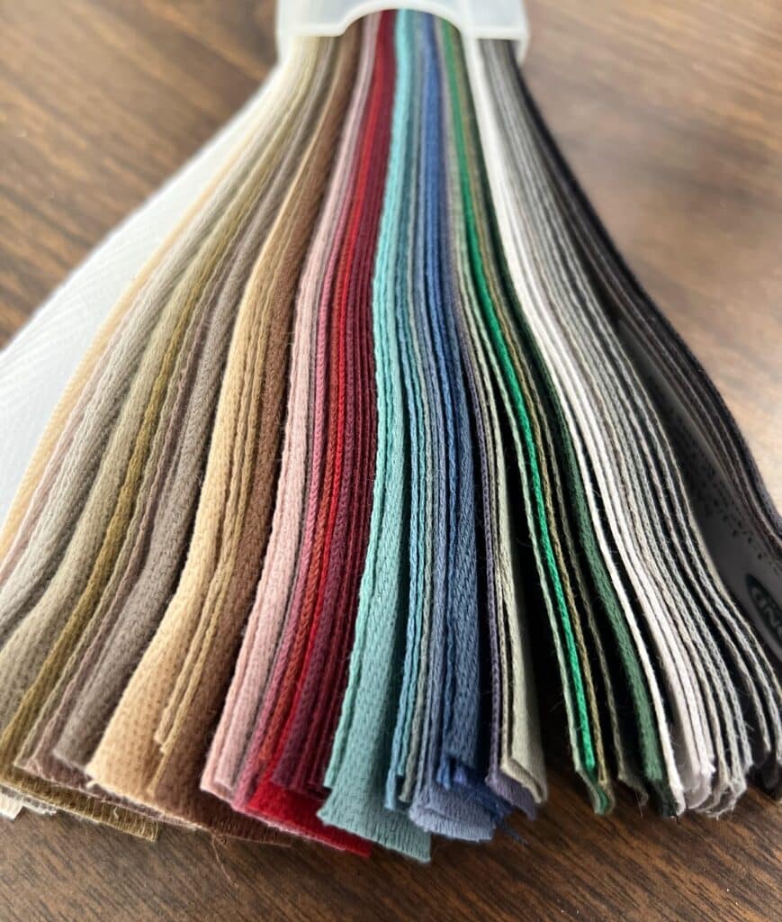 Bond Cotton & Serge Tape Color Sample Deck - Bond Products Inc