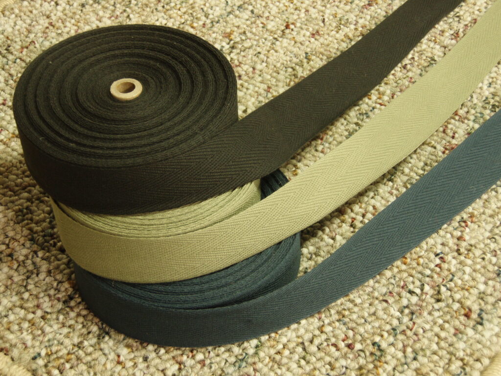 Bond 400 1-1/4" Woven Cotton Rug Binding - Bond Products Inc